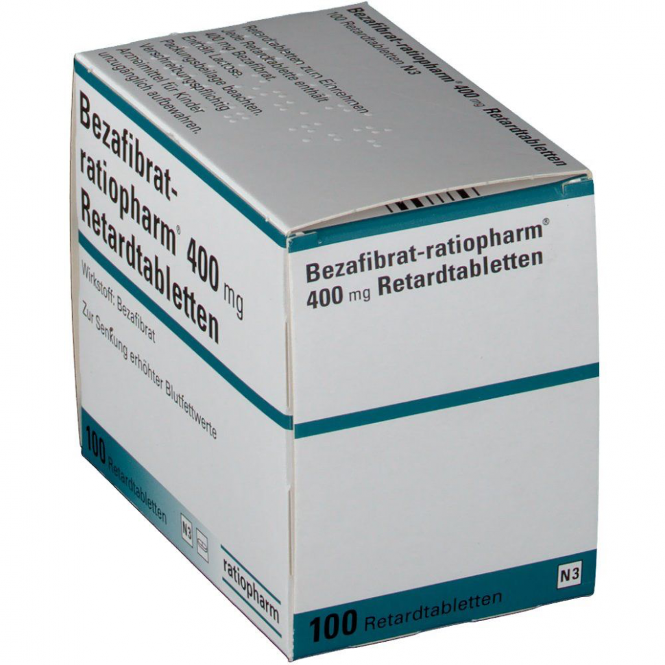 Безафибрат 400 цена